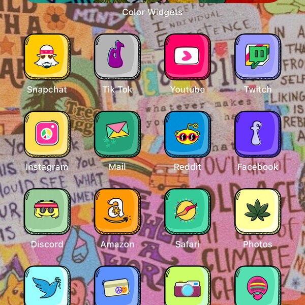 Aesthetic Icon Pack (kawaii Cute) - (ios18/17/16/15/14) - Etsy Australia