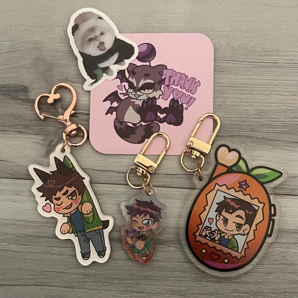 SDV Stardew Valley Scruff Kitty Acrylic Keychain Charms - Etsy UK