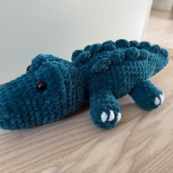 NO SEW Alligator Crochet Pattern Crocodile Amigurumi Pattern DIY ...