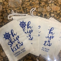 Oh Ship Kit-bachelorette Party Favor Bags-customized Recovery Kits ...