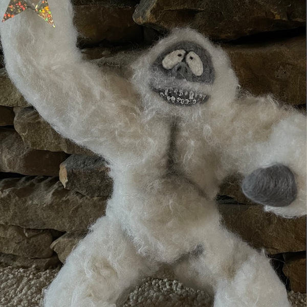 Abominable Snowman Christmas Tree Topper Personalized Yeti Custom Yeti ...