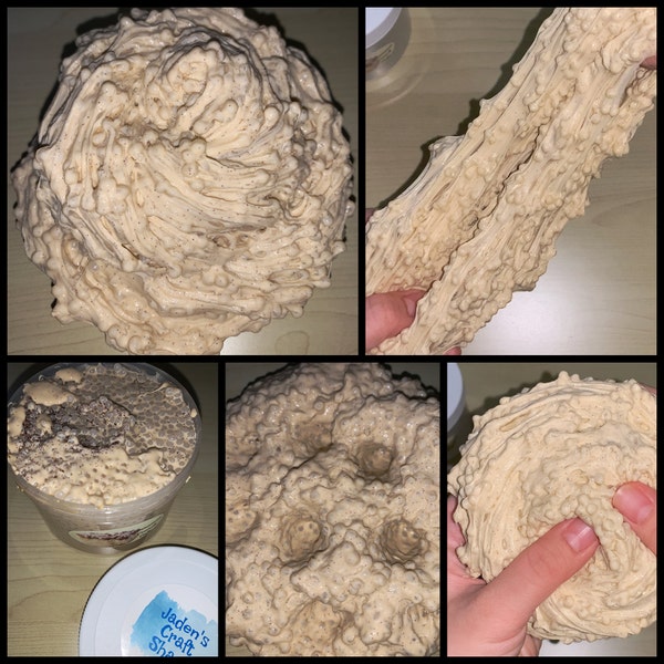 Cinnamon Crunch Cake White Glue Slushee Bead Slime Scented Kawaii ...