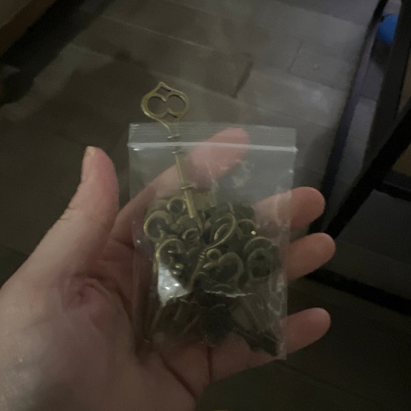 32 Antique Bronze Skeleton Key Collection Vintage Style Wholesale ...