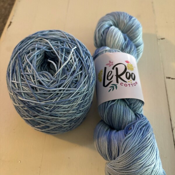 Lichen - Hand Dyed Cotton Yarn - Dyed to Order, 100g Skeins - Available ...