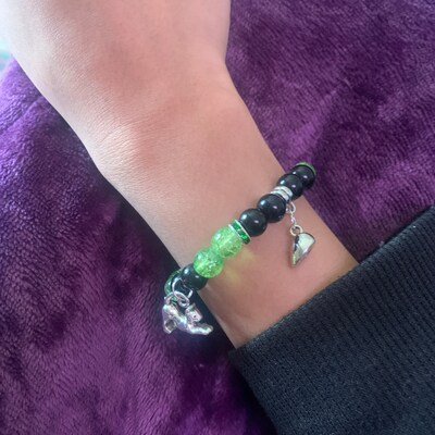 Corpse Bride Set of Two Matching Couple Bracelets, Victor and Emily ...