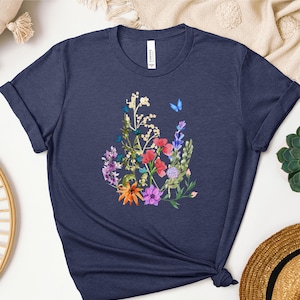 HEATHER INDIGO BLUE Gildan 64000 Mockup, Gildan Softstyle Tshirt Mockup ...