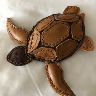 Turtle Bag Charm Pattern Leathercraft Pattern & Tutorial PDF Ai EPS SVG ...