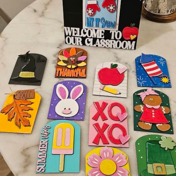 Everyday Porch Leaner Sign Laser Cut File, Oh Hello Interchangeable ...