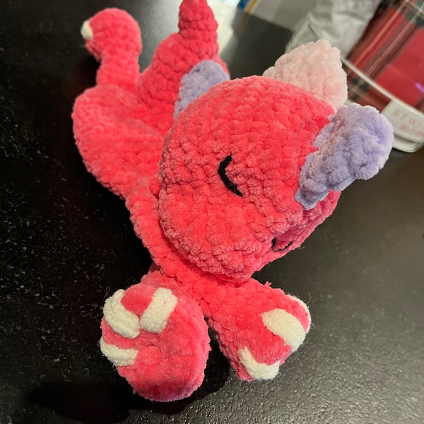 Sleepy Snuggle-saurus Rag Doll Crochet PATTERN / Rag Doll Pattern ...