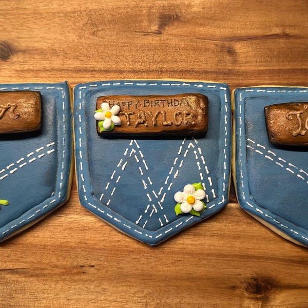 Denim Pocket Cookie Cutter (recommend Sizing Down) - Etsy