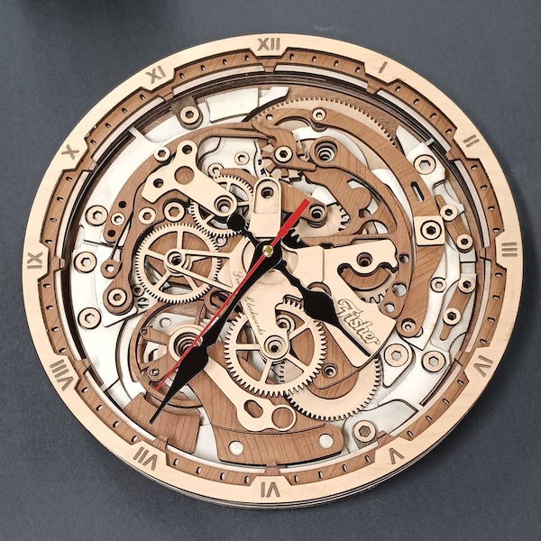 Watch Movement | Laser Cut File for Creating Multilayered 3D Mechanical ...