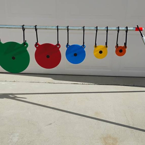 AR500 3/8" Steel Shooting Target Gong 5pc Set 3,4,6,8,10" - Etsy