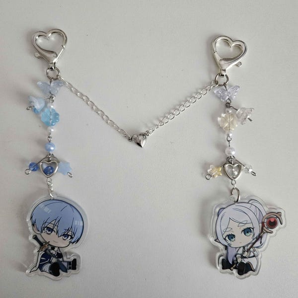 Anime Inspired Matching Keychains Couple or Friendship II Gift Idea - Etsy