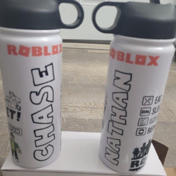 Personalized Roblox Tumbler: Stainless Steel Gaming Water Bottle - Etsy