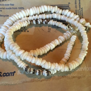 Hawaiian Seashell Necklace Made of All Broken Seashellsa True - Etsy
