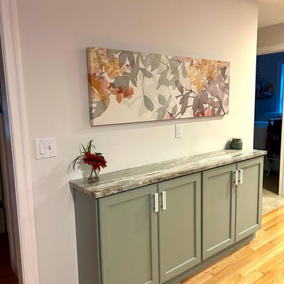 Vintage Spring Meadow Forest Landscape Wall Art, Long Horizontal ...