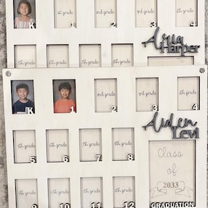 Back to School Photo Frame Prop SVG Download Laser File - Etsy