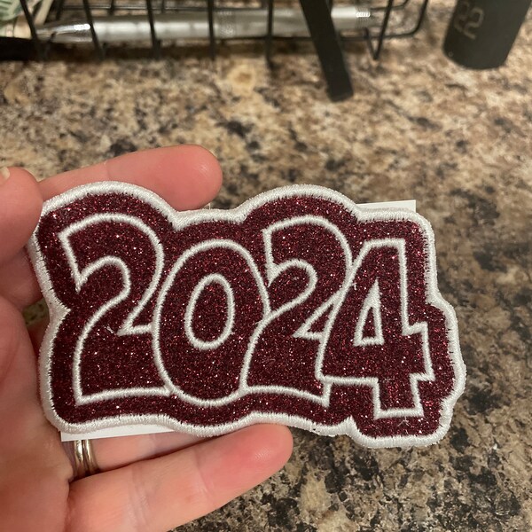 Class of 2022 Graduation Custom Patch Custom Colors Border 4 Inch Bling ...