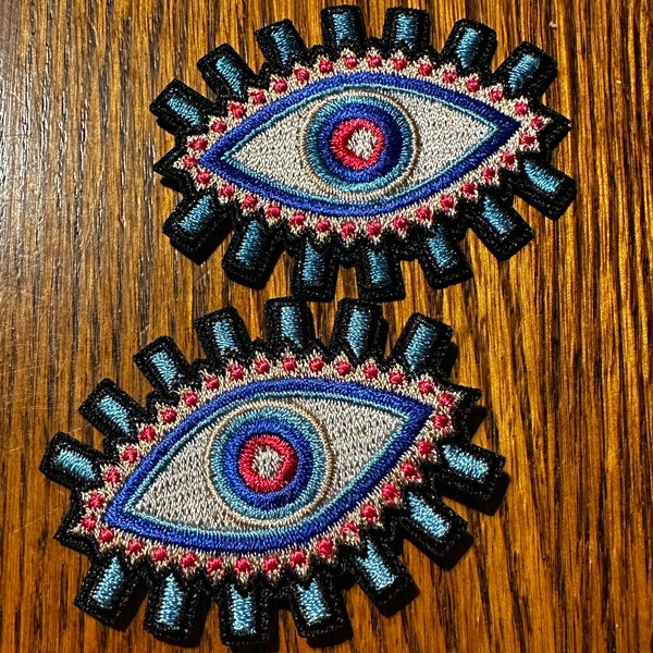 Evil Eye Patch - Iron on - Embroidered Applique - Etsy