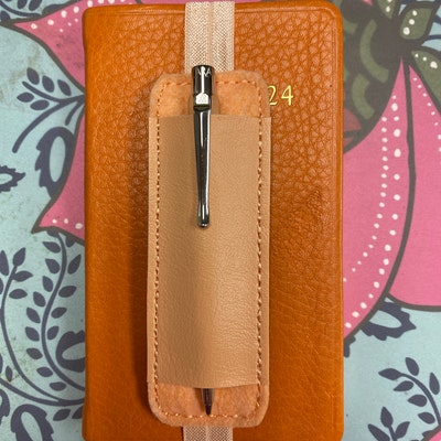 Pastel Mini Notebook Pen Holder, 4 Inch Pen Holder Planner Band, Pen ...