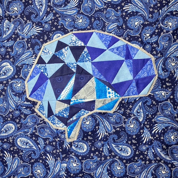 Brain Matters FPP Pattern; Foundation Paper Piecing Pattern; DIGITAL ...