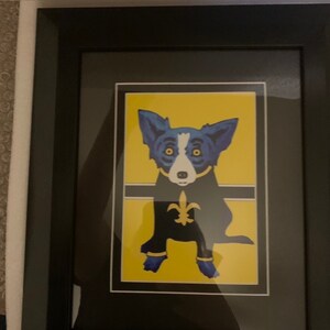 George Rodrigue Blue Dog Absolut Vodka Print Ad absolut Rodrigue matted ...
