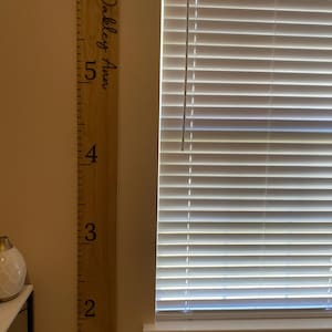 Natural Growth Chart Ruler 3D, Wooden Measuring Stick for Kids, Giant ...