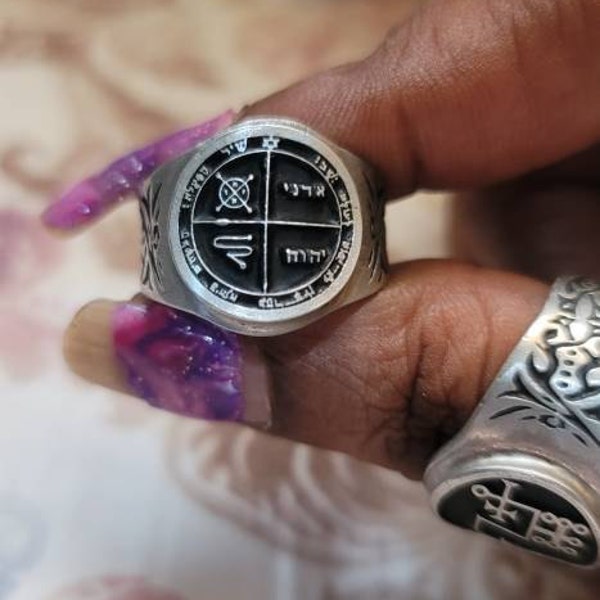 Prince Seere Goetia Ring Ars Goetia Demon Seal - Etsy