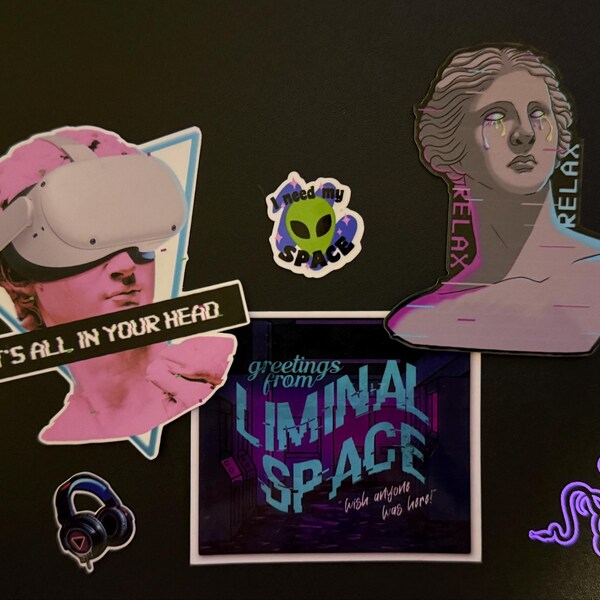 Liminal Space Sticker - Retro Postcard, Weird, Meme, Creepy Travel - Etsy