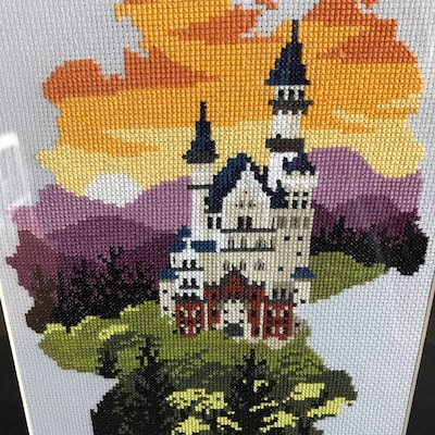 Germany Modern Cross Stitch Pattern, Nature Easy Counted Cross Stitch ...