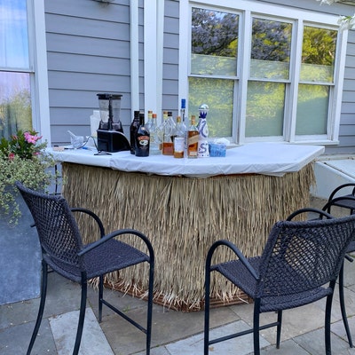 1 Lampac Bamboo Matting Roll Wall Covering Grt 4 Tiki Thatch Bar - Etsy