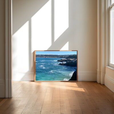 Movable Frame Photoshop Mockup for Art and Printables DIN A Vertical ...