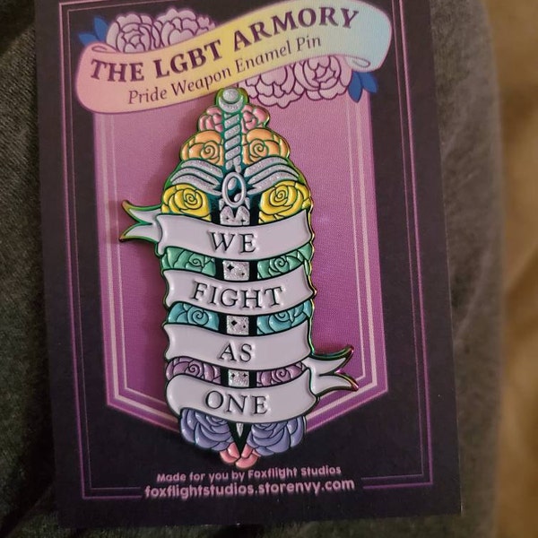 We Fight as One Enamel Pin - Etsy
