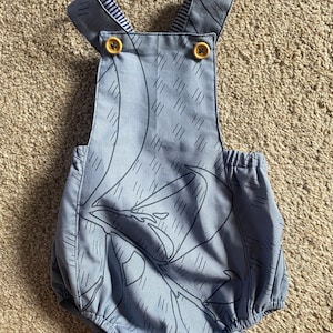 Baby Overalls PDF Sewing Pattern, Sewing Pattern for Boys Romper ...