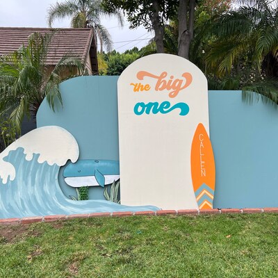 The Big One Birthday Party First Birthday Decal Birthday Party Backdrop ...