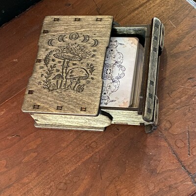 Personalized Tarot Card Box, Tarot Card Box, Tarot Card Storage ...