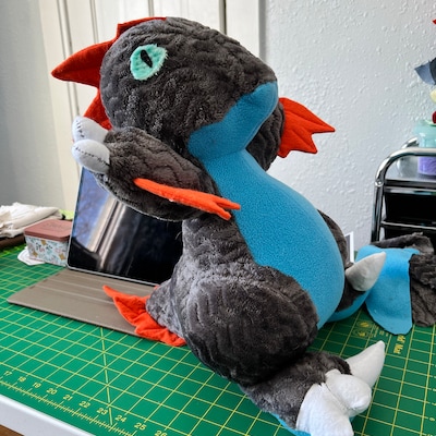 Raptor Plushie Pattern PDF Dinosaur Stuffed Animal Pattern Plush Sewing ...