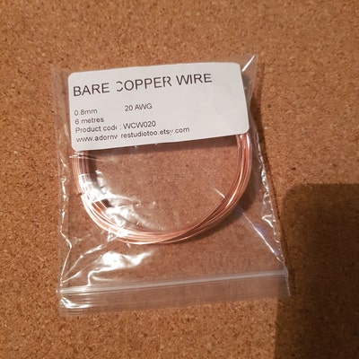 0.8mm Round Copper Wire 20g Copper Wire Bare Copper Wire Jewellery ...