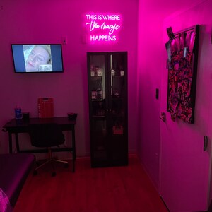 Sound Wave Neon Sign LED Neon Light Sign for Music Room Bedroom Sound ...