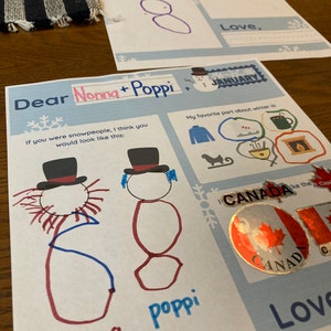 Pen Pal Letter Writing Set for Grandparents and Grandkids Letters to ...