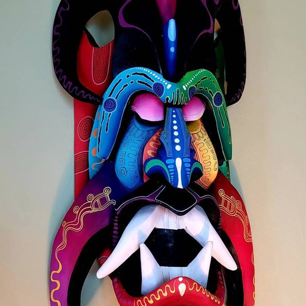 Authentic Boruca Mask, Costa Rica Indigenous Art, Tribal Mask ...