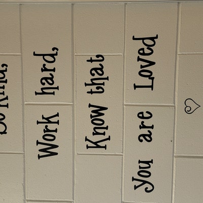 Be Kind, Work Hard, Know That You Are Loved, Inspirational Quote ...