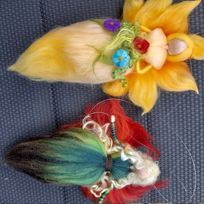 Autumn Fairy Forest Fairy Nature Elf Angel Felted Wool - Etsy