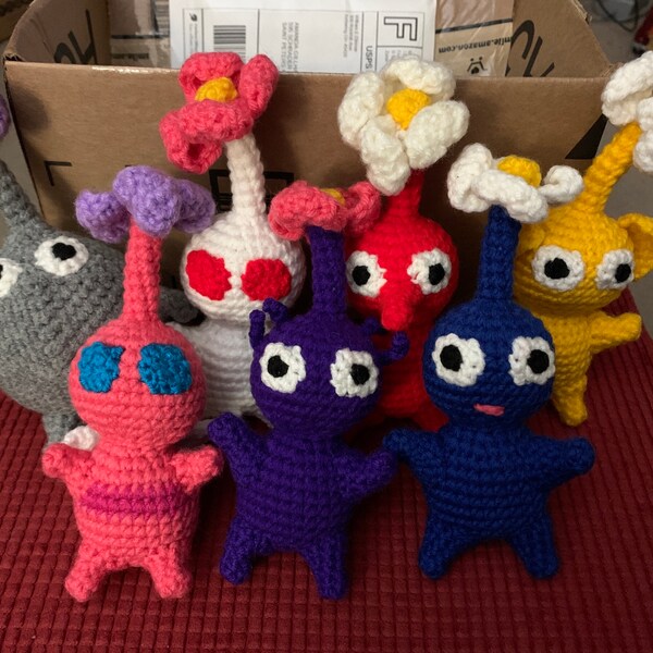 Bulbmin Pikmin Plush Handmade Crochet Amigurumi - Etsy