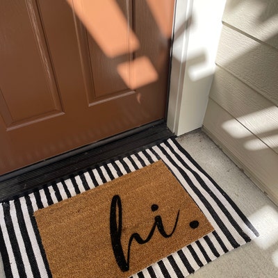 Hi Door Mat - Etsy