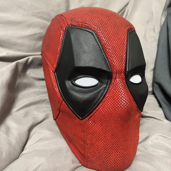 Deadpool 3 Style Halfshell Costume Cosplay Mask With Screen Printed ...