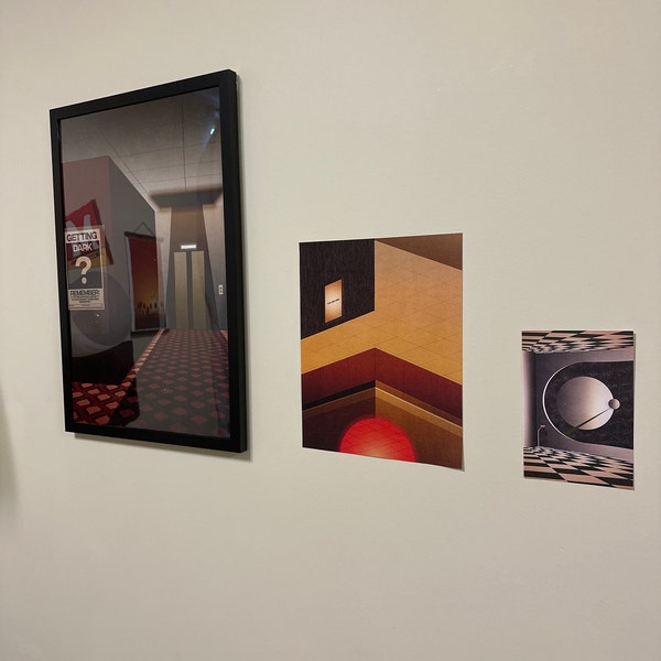 Retro Liminal Backroom Vintage Scifi Style Print 12 by 18 You Are Here ...