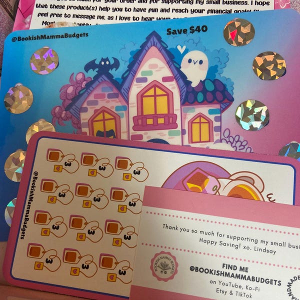 HBD Scratch off Savings Challenge - Etsy