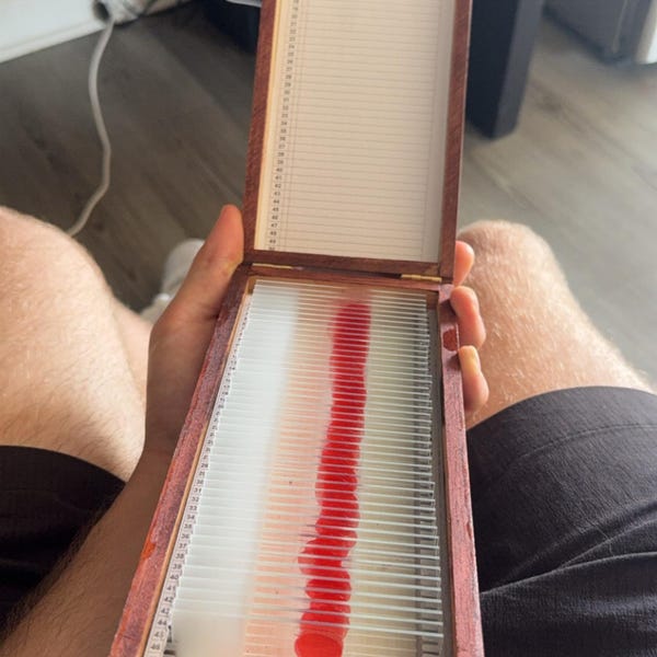 Blood Slide Box Dexter Morgan Resurrection - Etsy