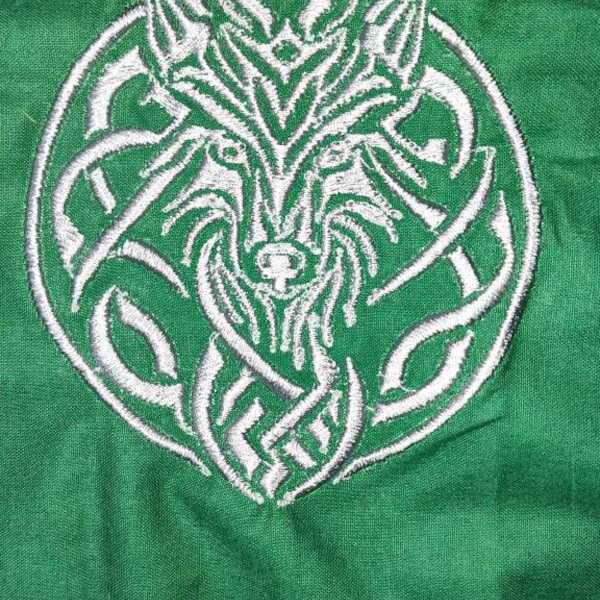 Celtic Wolf Face Embroidery Design, 4 Sizes - Etsy